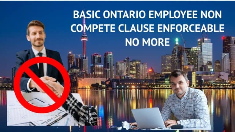 BASIC ONTARIO EMPLOYEE NON COMPETE CLAUSE ENFORCEABLE NO MORE Ira basic-ontario-employee-non-compete-clause-enforceable-no-more-ira